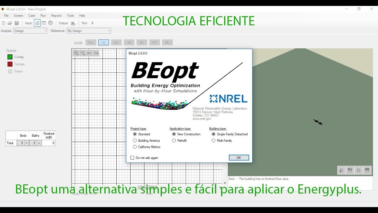 BEopt uma alternativa para aprender a modelar e simular com o ...