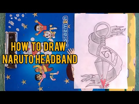 How to draw Naruto Headband in easy method - YouTube