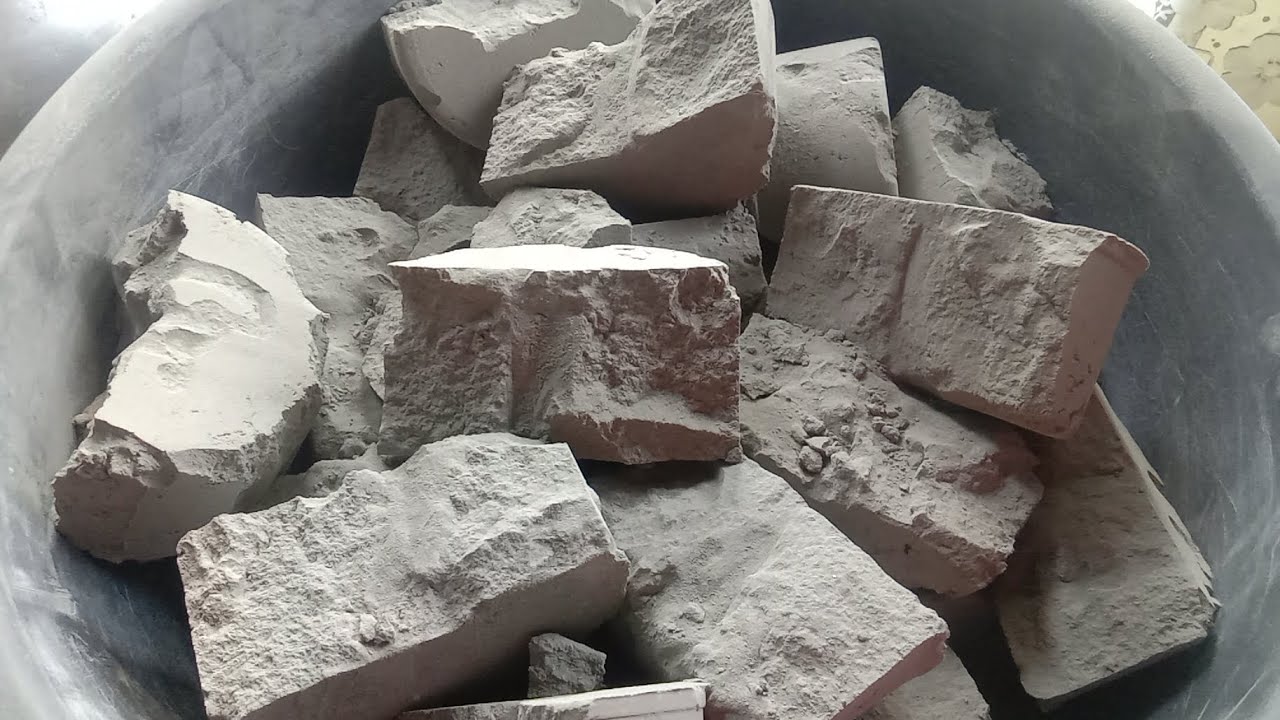 Pure cement chunks soft snappy silky 🤤 crumbling 😍|satisfying video ...