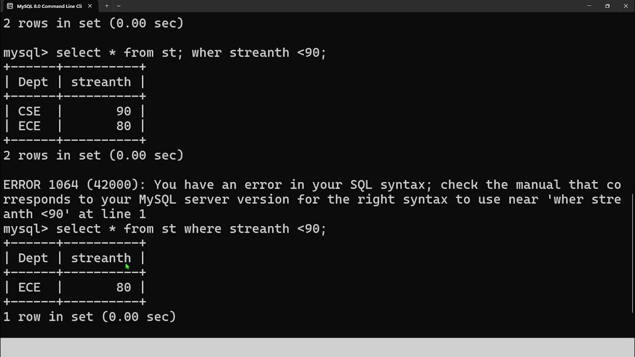 Master Subqueries & Correlated Subqueries in MySQL (Tamil Tutorial) - YouTube