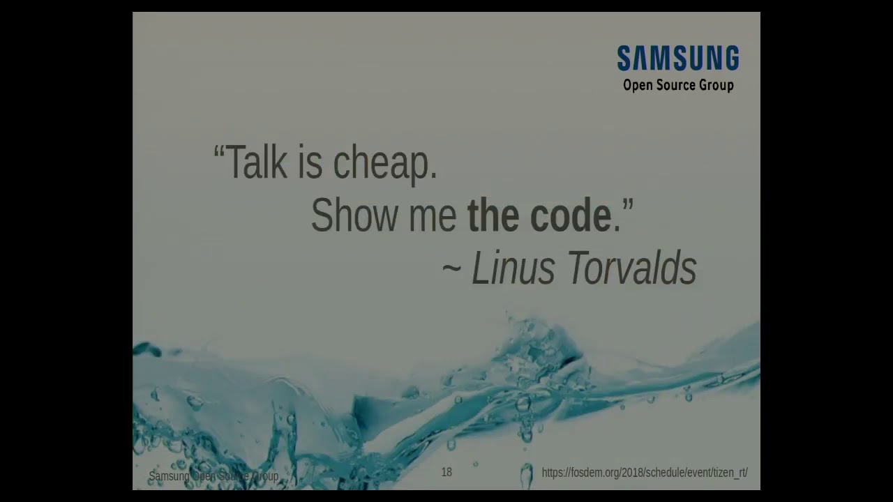 Tizen:RT A lightweight RTOS platform for low-end IoT devices - YouTube