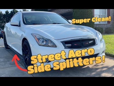 Installing Street Aero Side Splitters!!! - YouTube