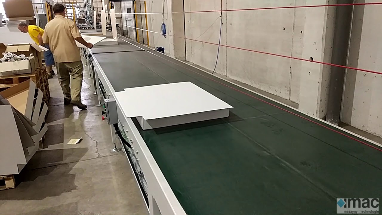 Linia do pakowania w karton typu FEFCO 410 - firma AUTOM - YouTube