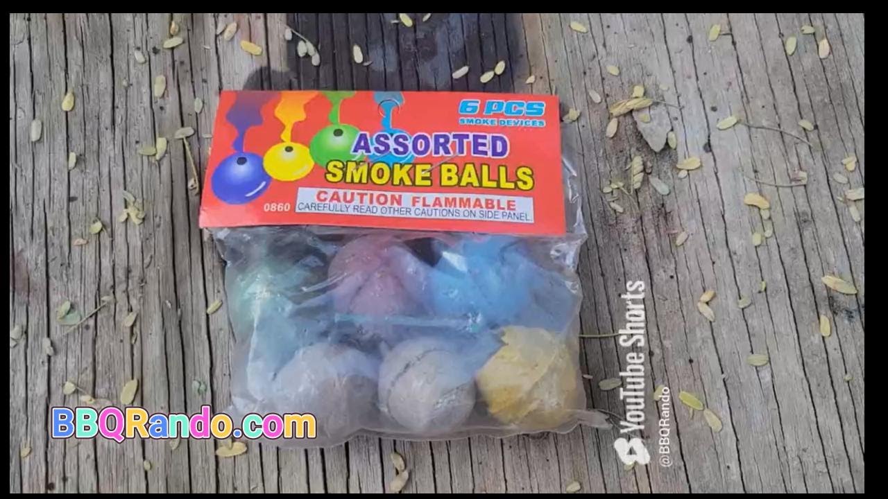 Assorted Smoke Balls - Generic Fireworks - YouTube
