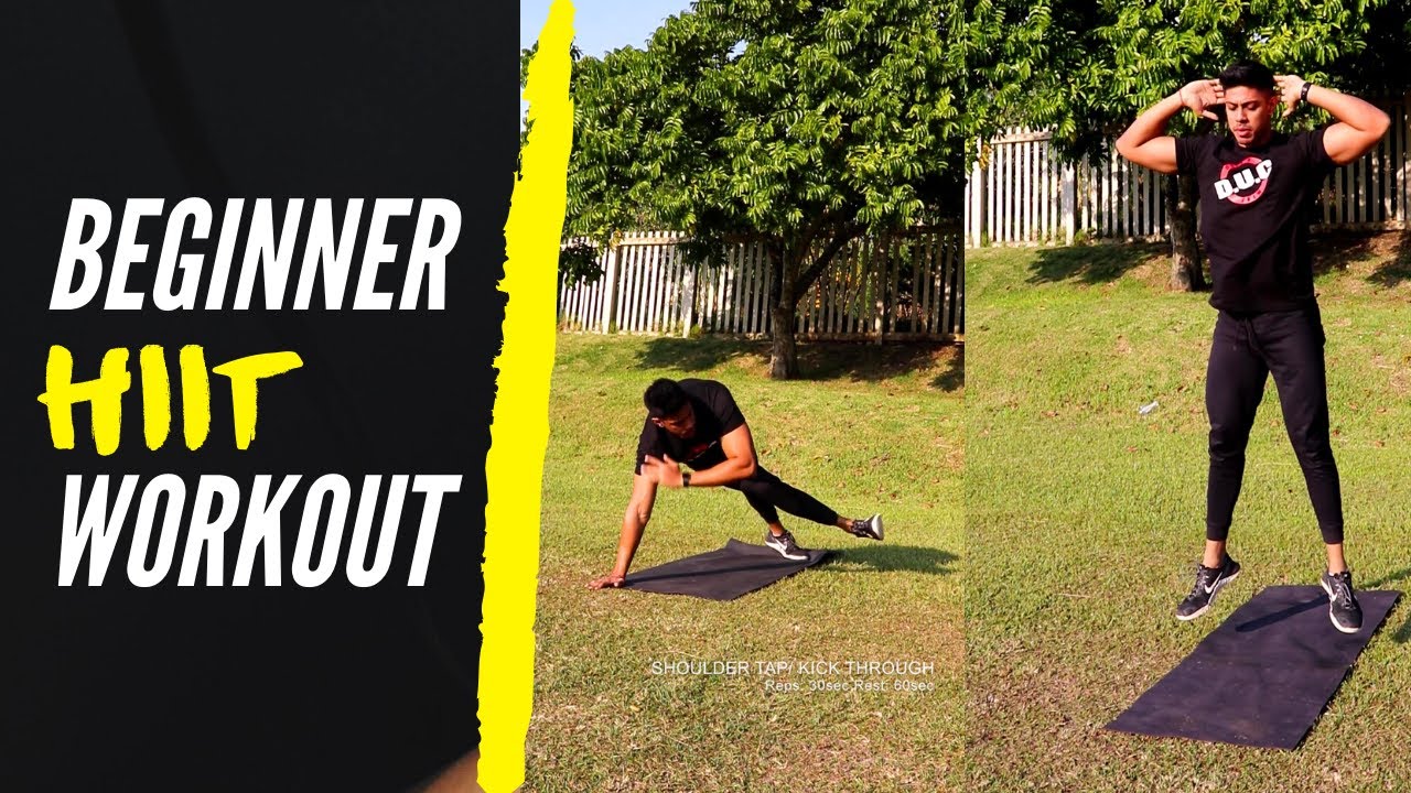 BEGINNER FULL BODY HIIT WORKOUT || NO EQUIPMENT - YouTube