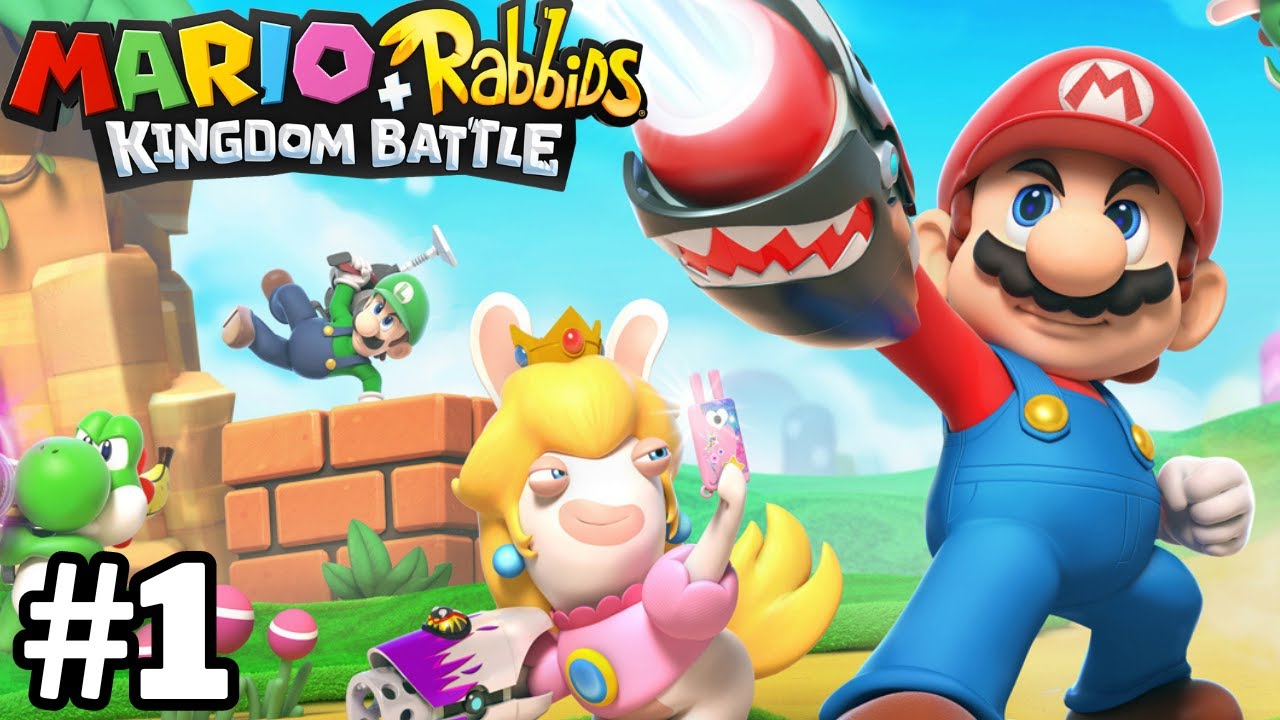 Mario + Rabbids Kingdom Battle Part 1 - Ancient Gardens 1-3! - YouTube