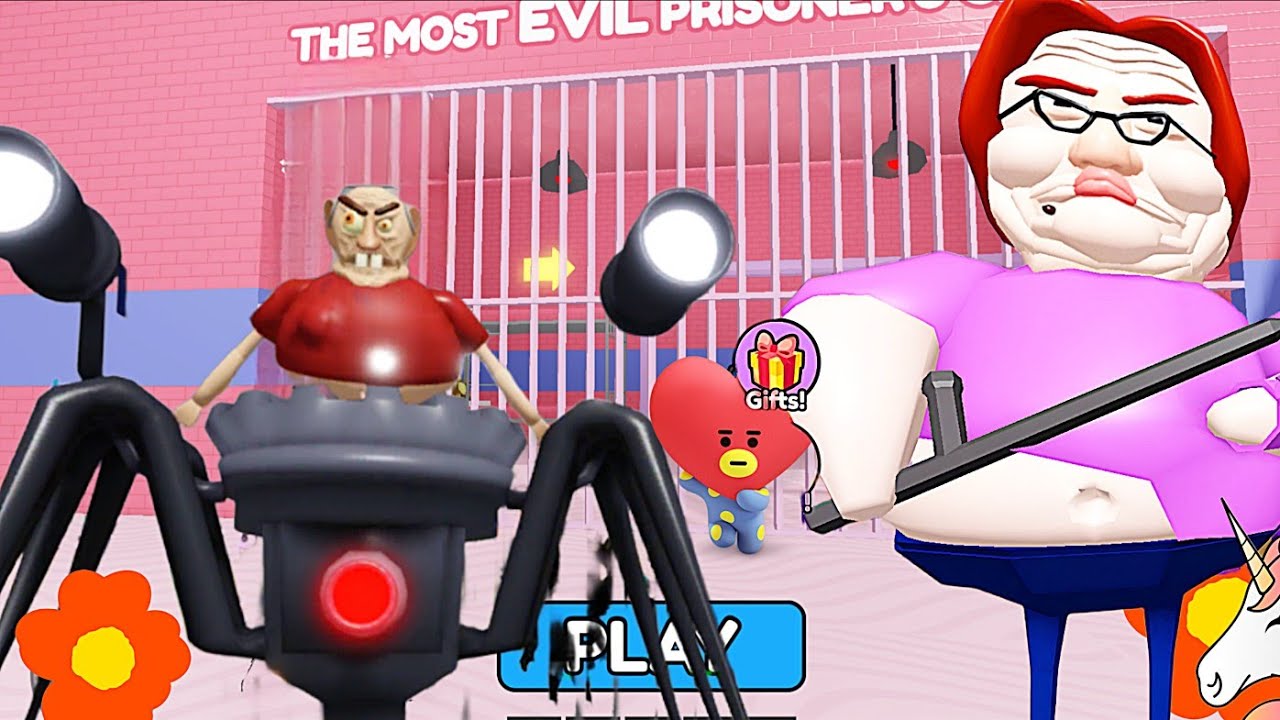 😨ESCAPE GRUMPY GRANDPA PRISON RUN OBBY FULL WAIKTHROUGH GAMEPLAY ROBLOX - YouTube