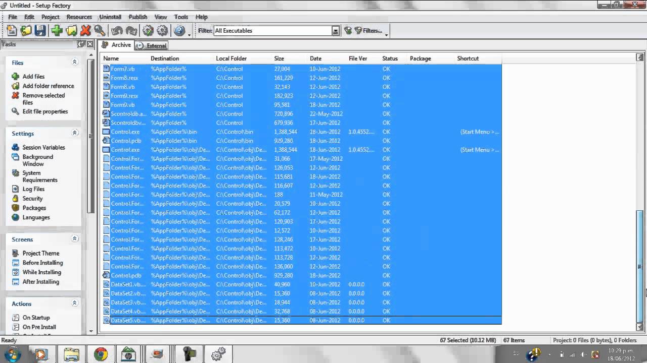 Empaquetar programas con base de datos - Setup Factory 9.0 - YouTube