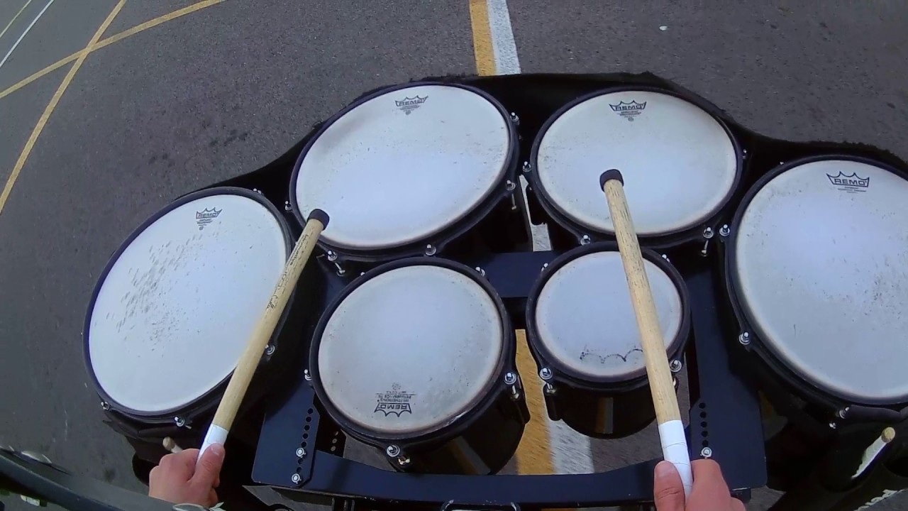 Central Crossing High School Marching Band 2016- 4Ground- Quad cam ...