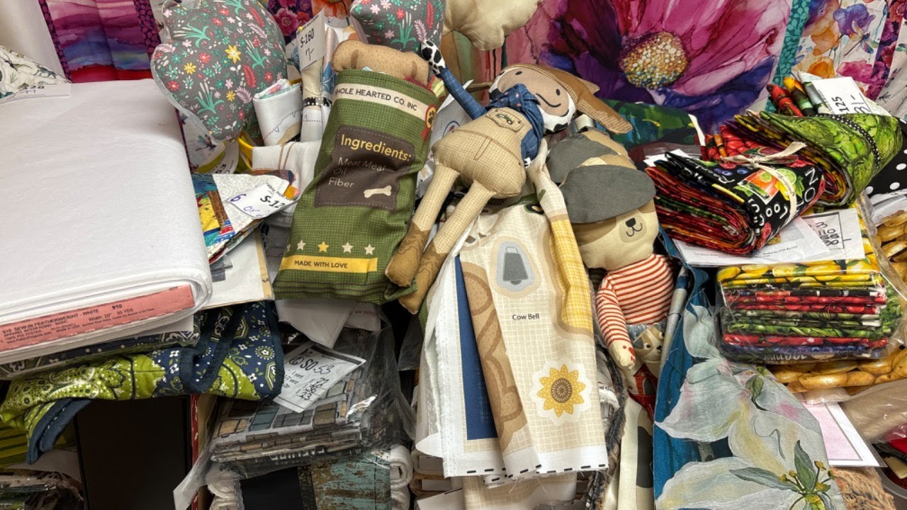 Live Fabric, Trims, Pattern Sale plus a Demo! 4 pm PST - YouTube