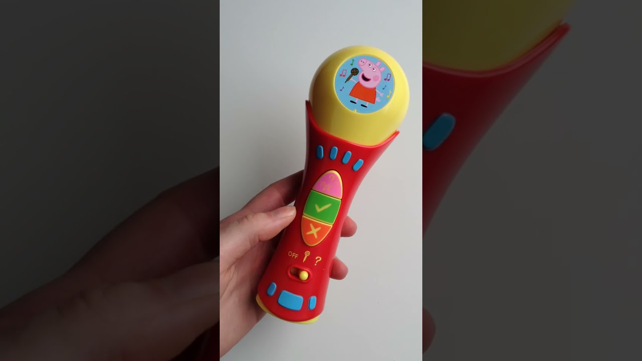Peppa Pig's Musical Microphone Demonstration - YouTube