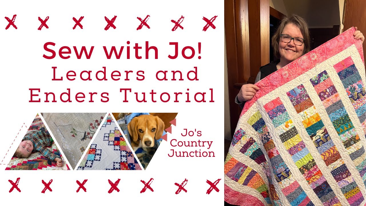 Sew with Jo! Leaders and Enders Tutorial - YouTube