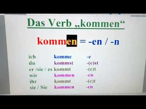 El verbo "kommen" - YouTube