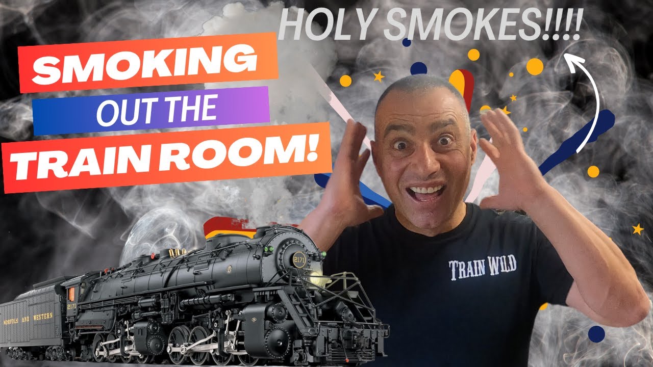 Holy Smokes!!! Let's see How Much Smoke We Can Make In The Train Room ...