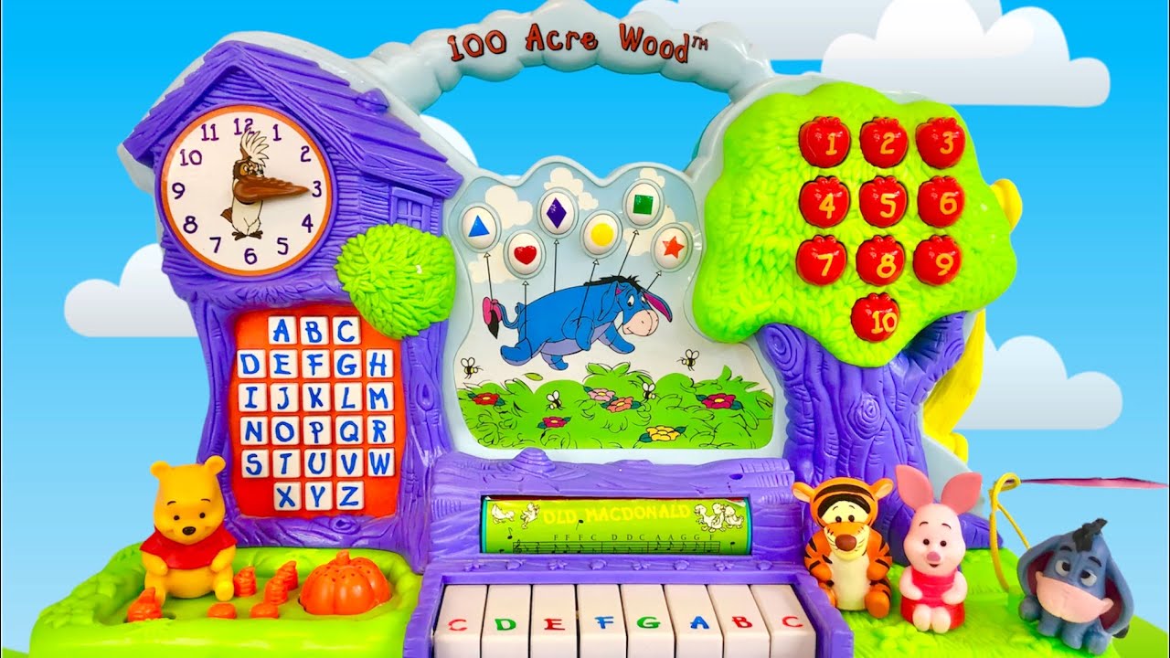 Learning with WINNIE THE POOH Hundred Acre Wood Talking Toy NUMBERS ...