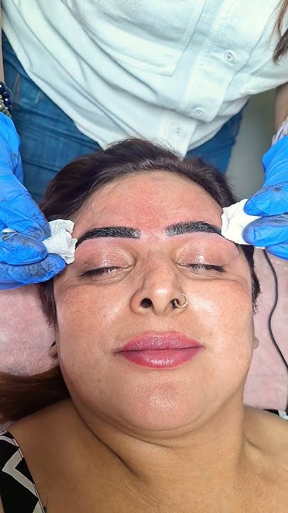 Microblading 😊😇 Youtubeshorts Youtube Salon Beautiful Beauty Microblading Youtube