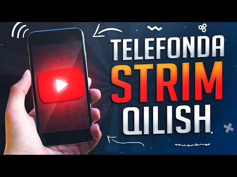 🔴 YOUTUBEDA JONLI EFIR QILISH | 📱TELEFONDA STRIM QILISH | STRIMGA DONAT ULASH VA SOZLASH