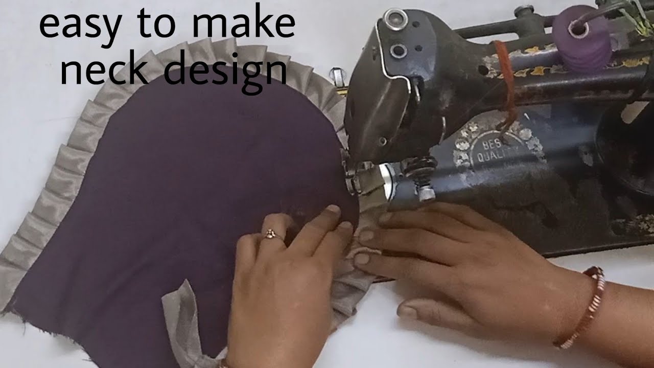 easy and beautiful kurti neck design//deep creation//viral - YouTube