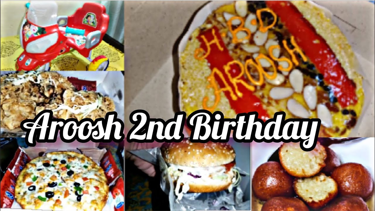 Aroosh 2nd Birthday 🎉| Gulab Jamun | Pulao with chatni | Birthday Party 🥳🎉 - YouTube