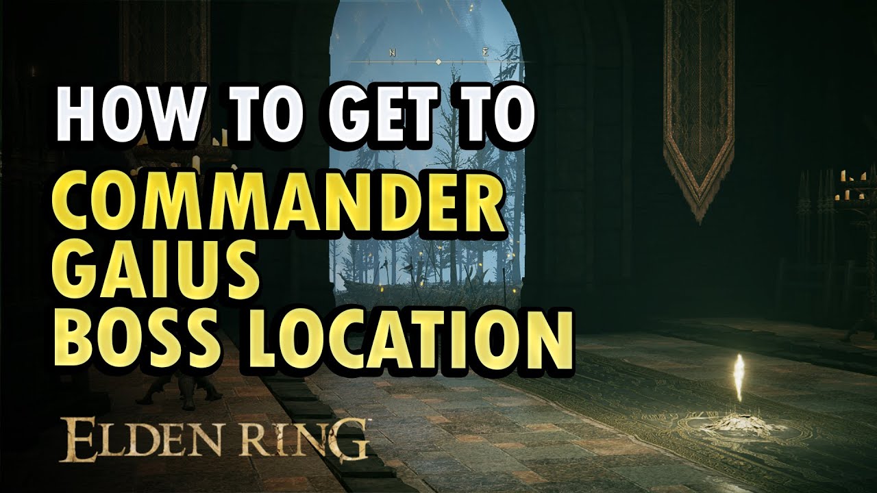 Commander Gaius Boss Location Elden Ring DLC - YouTube