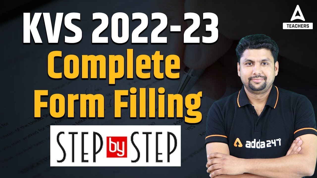 KVS Form Fill Up 2022 | KVS Form Kaise Bhare - YouTube
