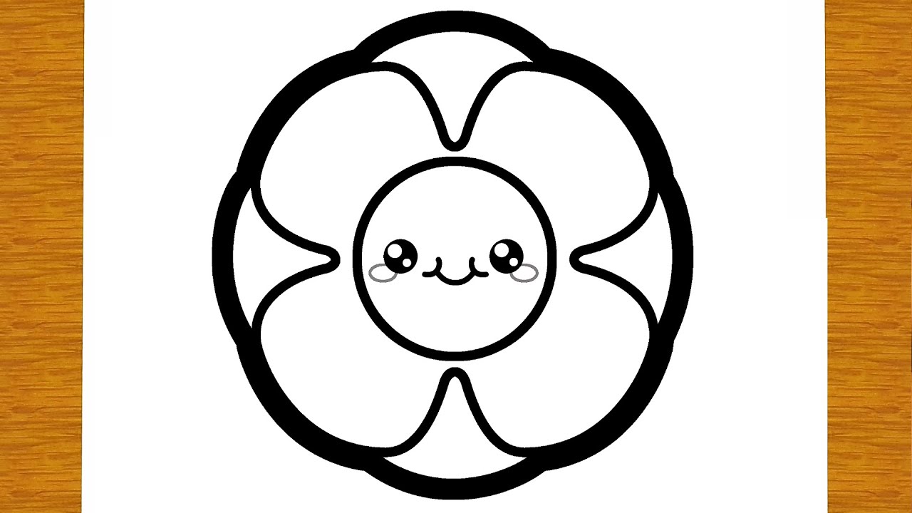 BELAJAR MELUKIS BUNGA COMEL | Lukisan yang senang - YouTube