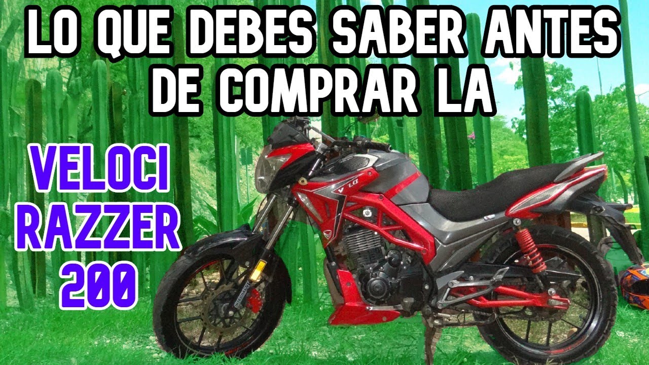 VELOCI RAZZER 200cc Review completo pruebas de potencia torque freno ...