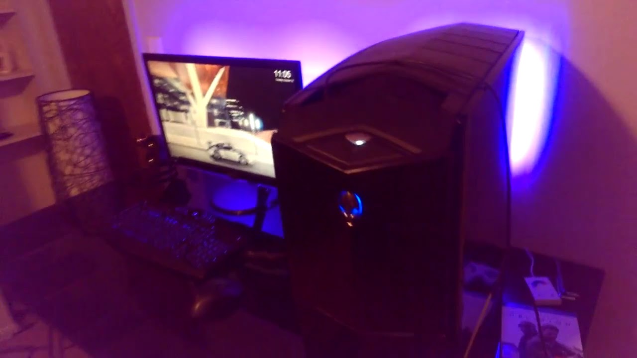 My Alienware Area 51 ALX computer desk setup in 2014! - YouTube