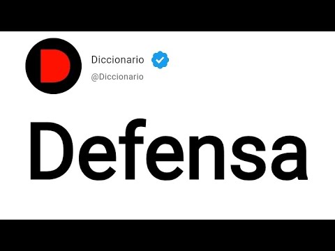 Defensa Significado En Español - YouTube