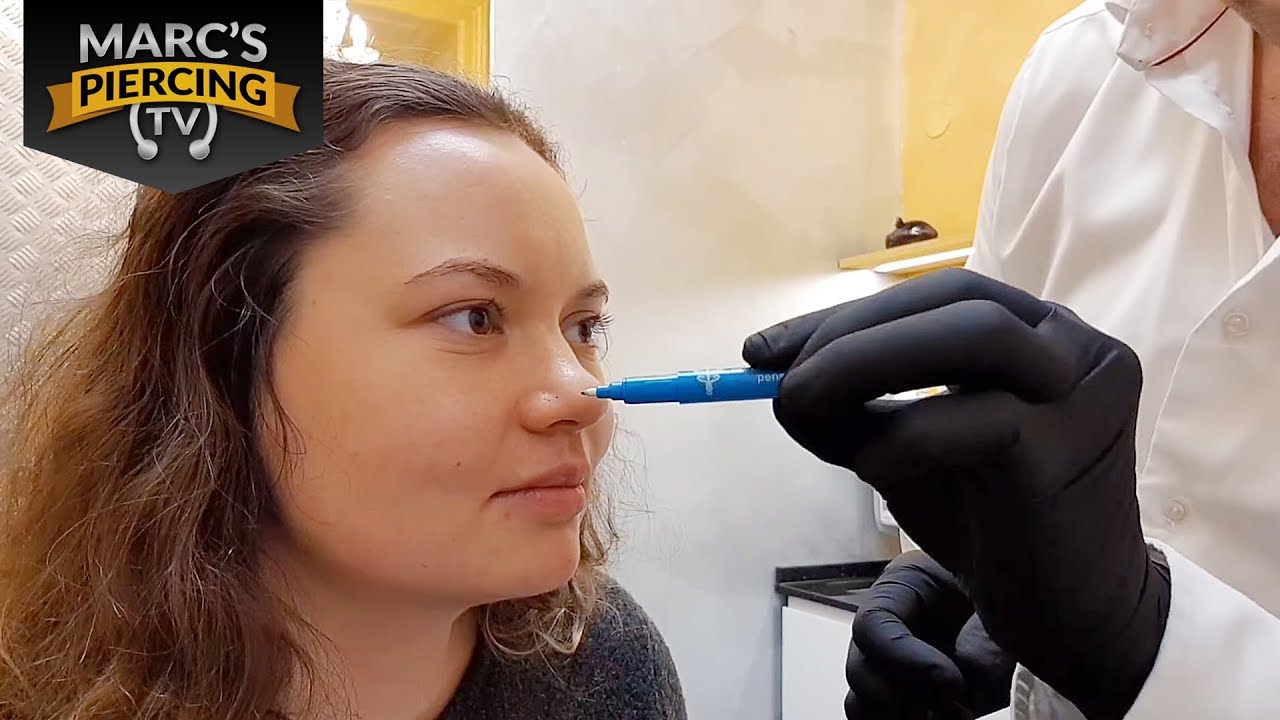 💉 Nasenpiercing 💉 Stecker oder Ring?? 💉 Marc's Piercing TV - YouTube