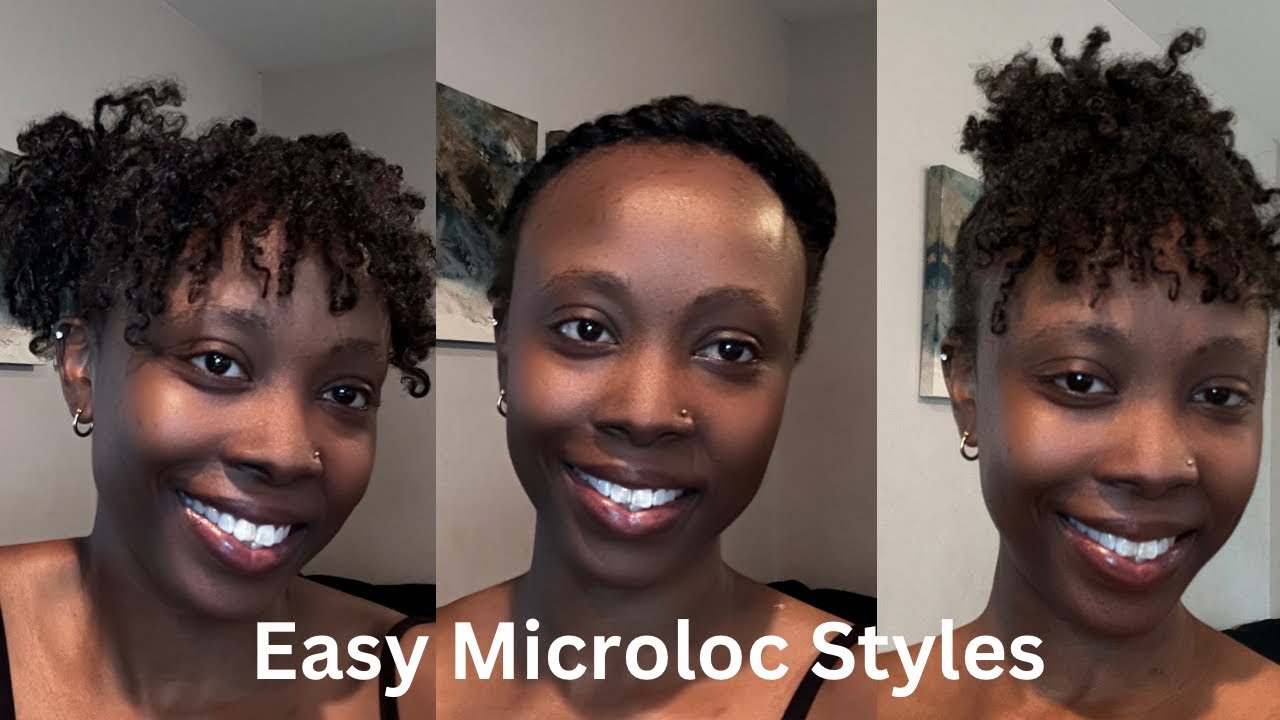 Microloc Hairstyles | Microloc Postpartum Hairloss Alopecia Update ...