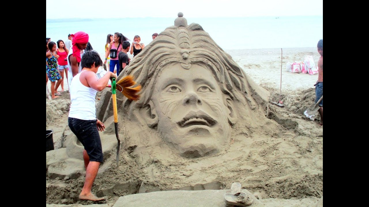 20th Annual Sand Sculpture Event, Villa Beach, Iloilo Philippines ...