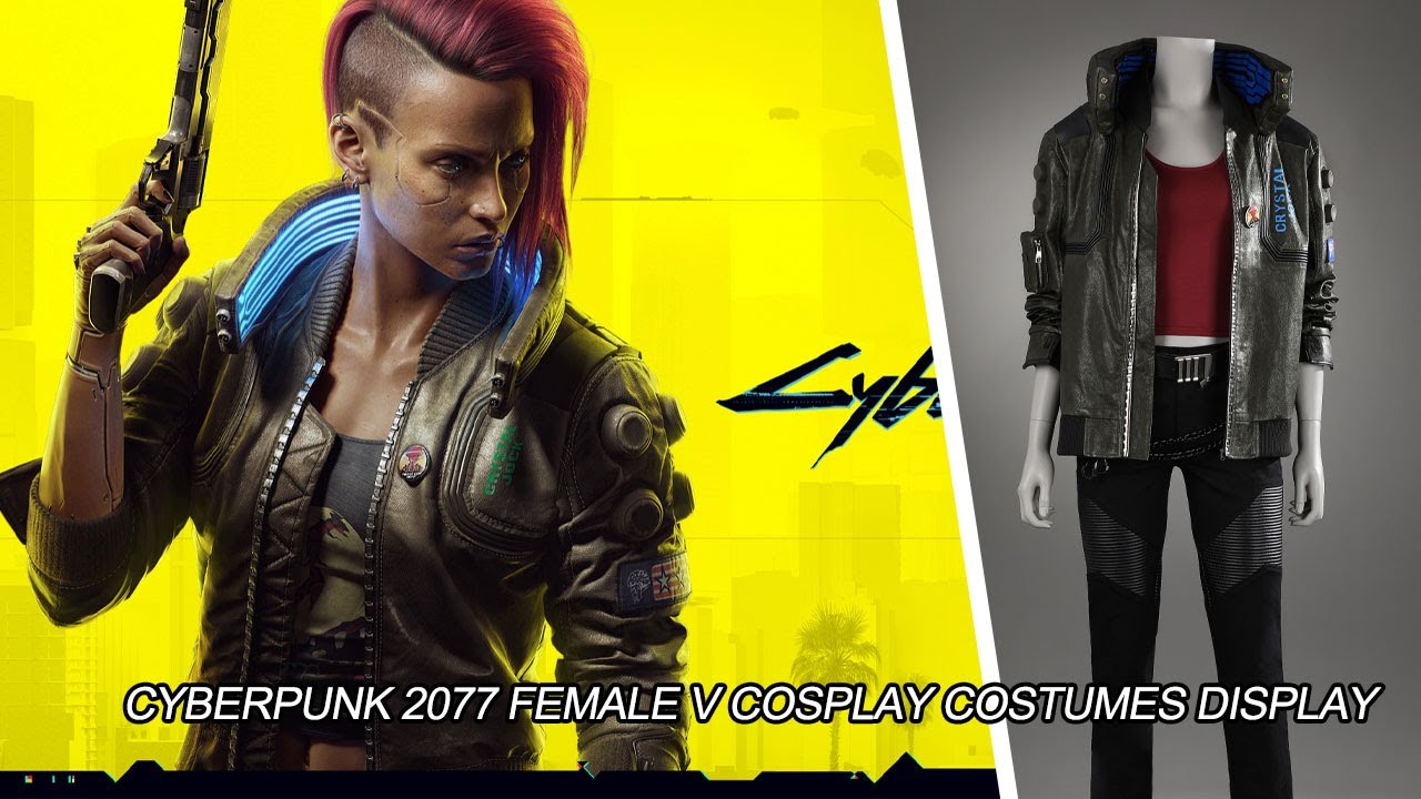 Cyberpunk 2077 Female V Cosplay Costumes Display - YouTube
