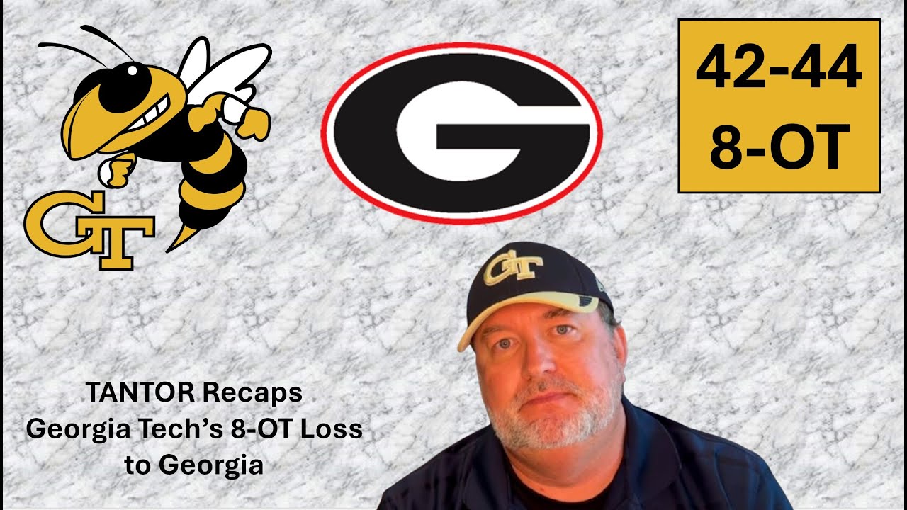 Georgia 44 Georgia Tech 42 - YouTube