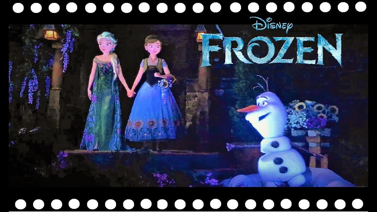 FROZEN Ride | Frozen Ever After Ride through | Walt Disney World Epcot ...