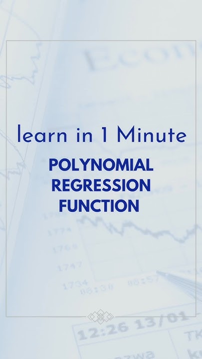 Polynomial regression function | RSG Classes || Learn in 1 Min || Rahul ...