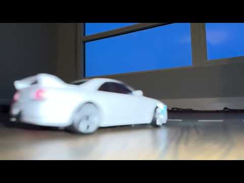 Nissan Skyline R33 drifting circles around Audi R8 - YouTube