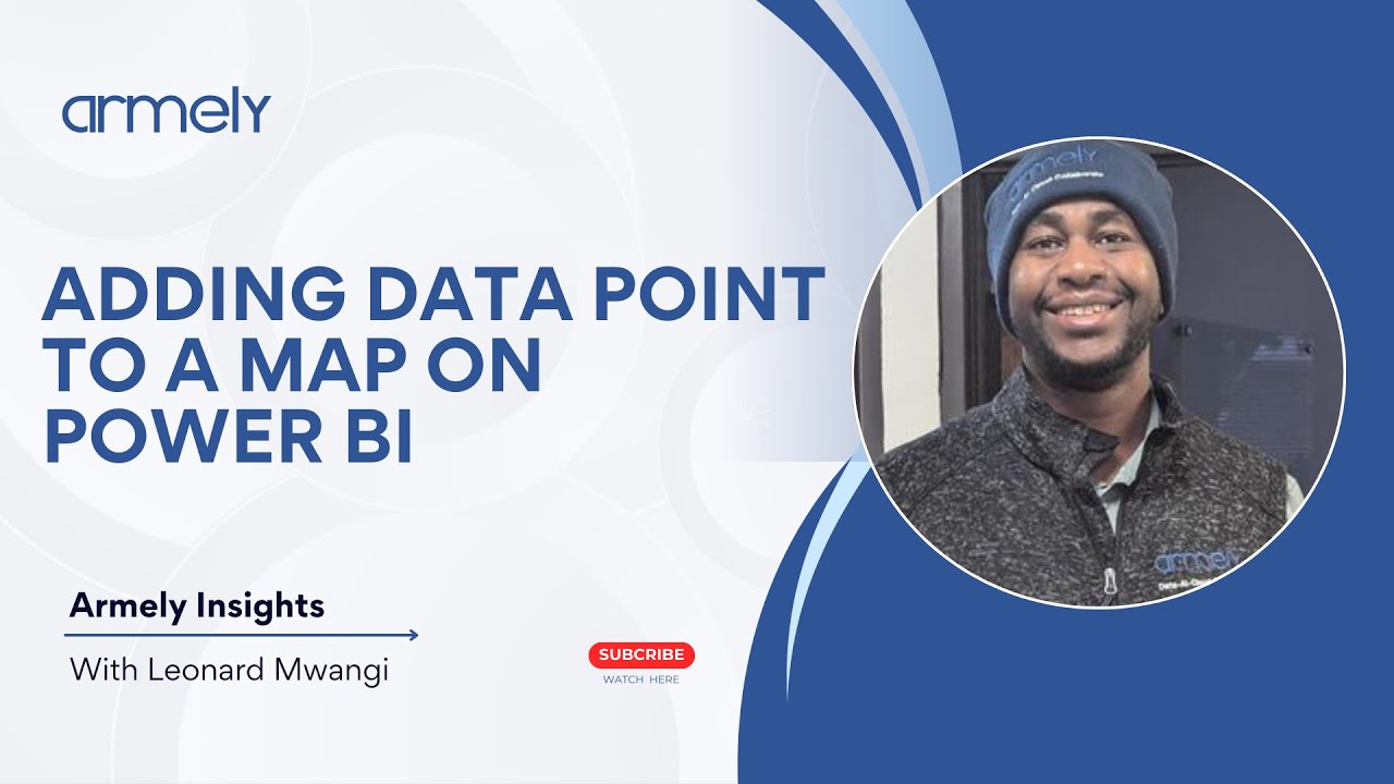 Adding data point to a Map on Power BI - YouTube