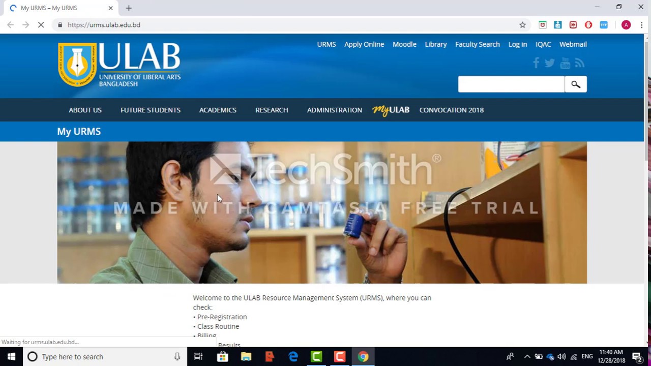 Ulab Spring Semester Course Pre-Registration - YouTube