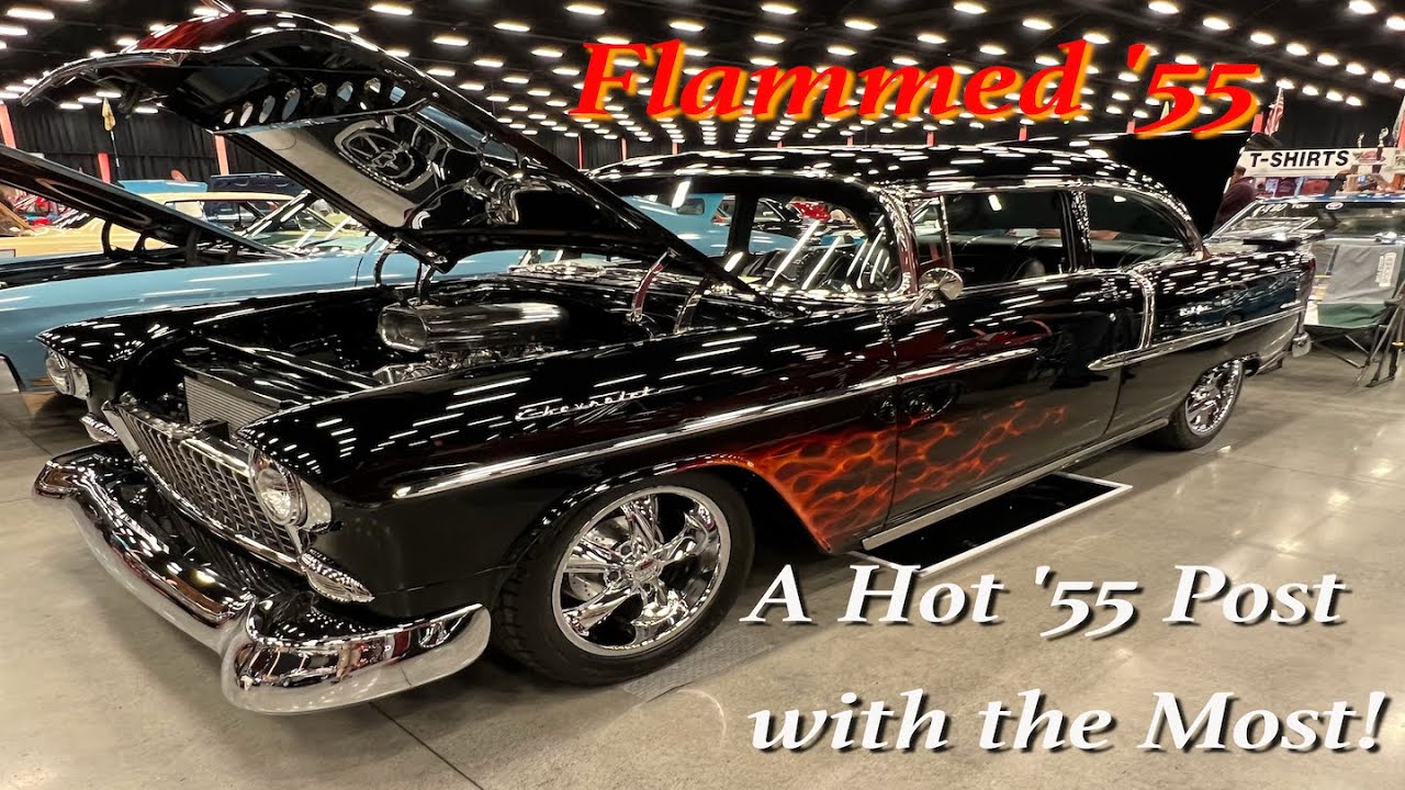 Flamed 55 Chevy - YouTube