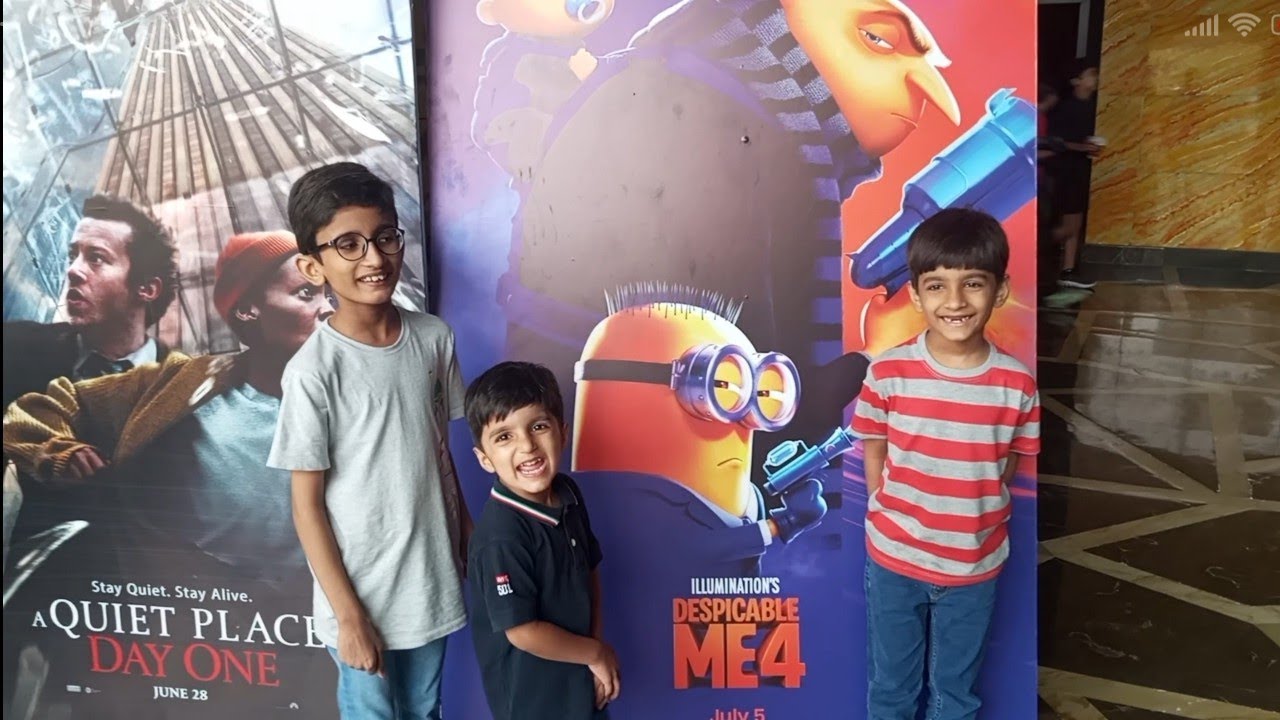 Watched 3D movie Despicable Me 4 in Raiha Cine Gold Plex || Enjoyed 3D ...