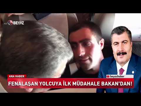 Fenalaşan yolcuya ilk müdahale Bakan'dan!