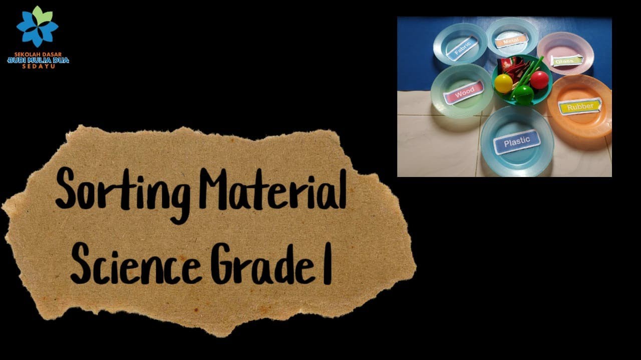 Sorting Material - Science Grade 1 - YouTube