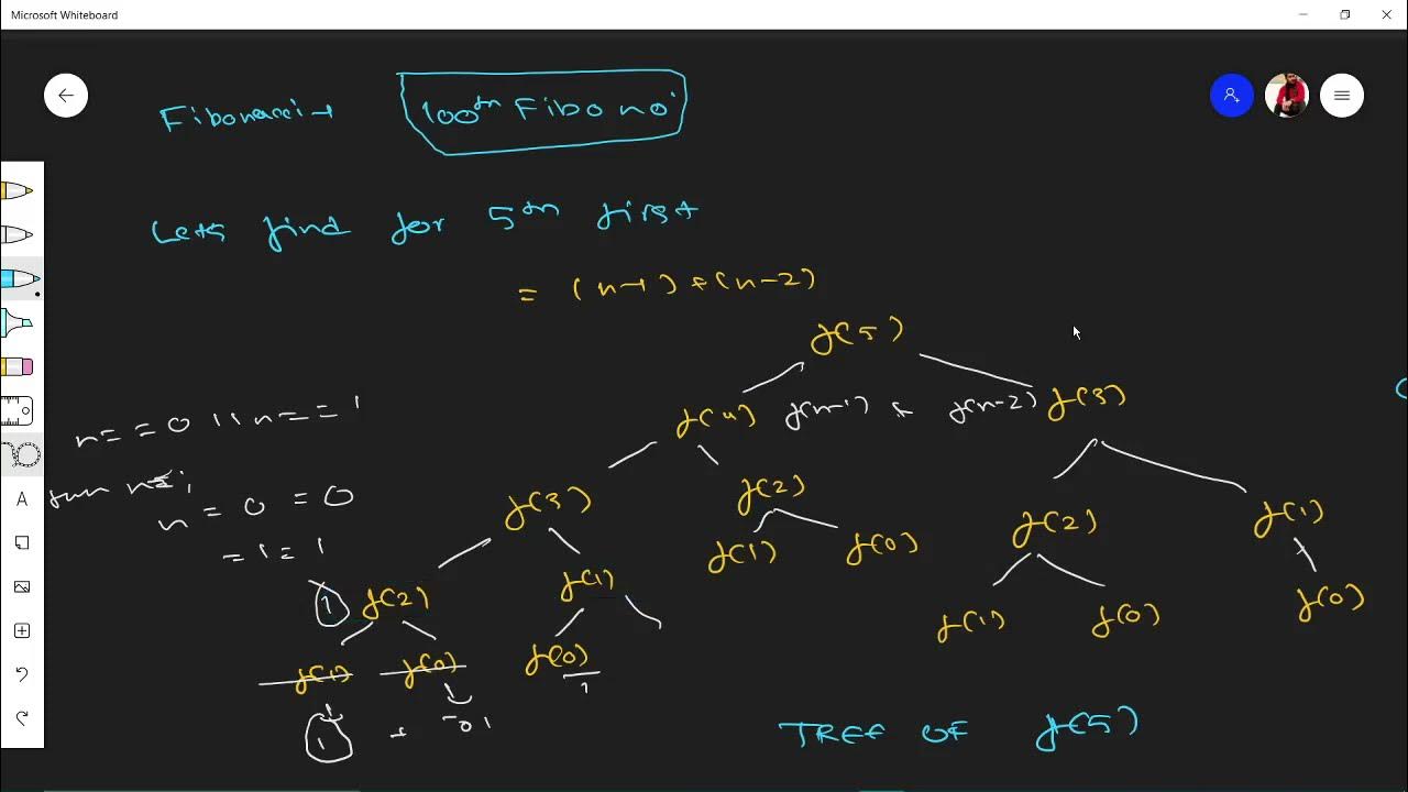 Dynamic Programming and Fibonacci Number | Concept | GFG | LEETCODE | DSA | Recursion - YouTube