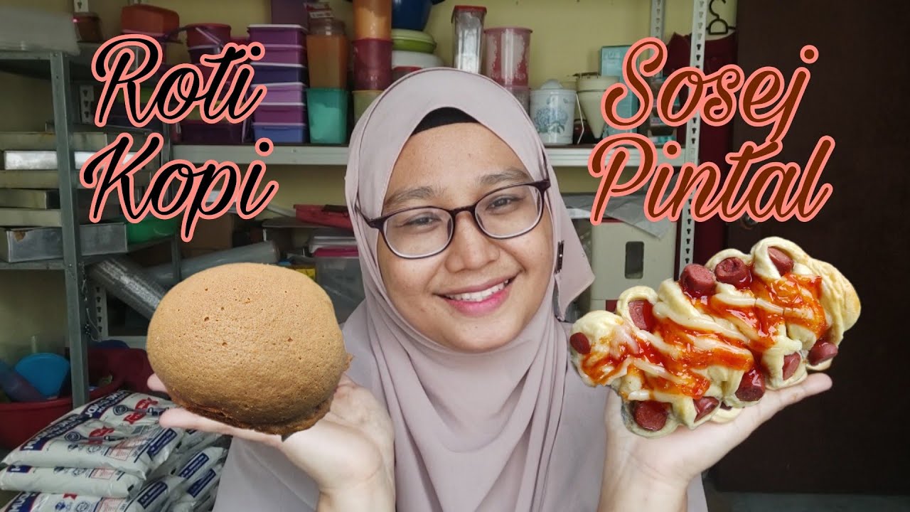 Mexican Bun | Roti Kopi & Sosej Pintal bekalan hari pertama sekolah ...