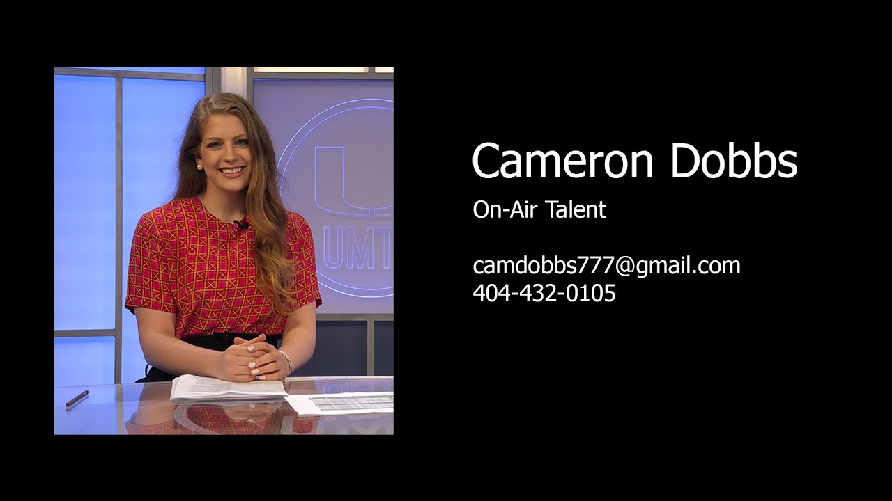 Cameron Dobbs Sports Reporter MMJ Reel February 2021 - YouTube