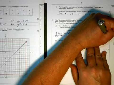 WJEC GCSE Maths (Intermediate) Paper 1 May 2018 Questions 1 to 9 - YouTube