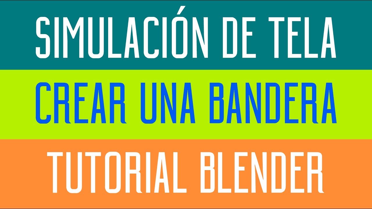 Tutorial Crear asta con bandera animada en Blender - YouTube