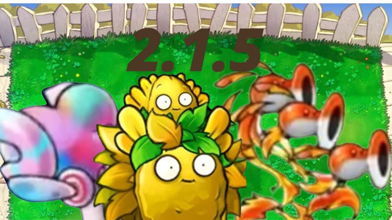 Plants vs zombies RH fusion - New UPDATE 2.1.5 showcase (part 1) - YouTube