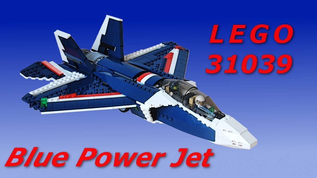 LEGO CREATOR 31039 – Building the Blue Power Jet - YouTube